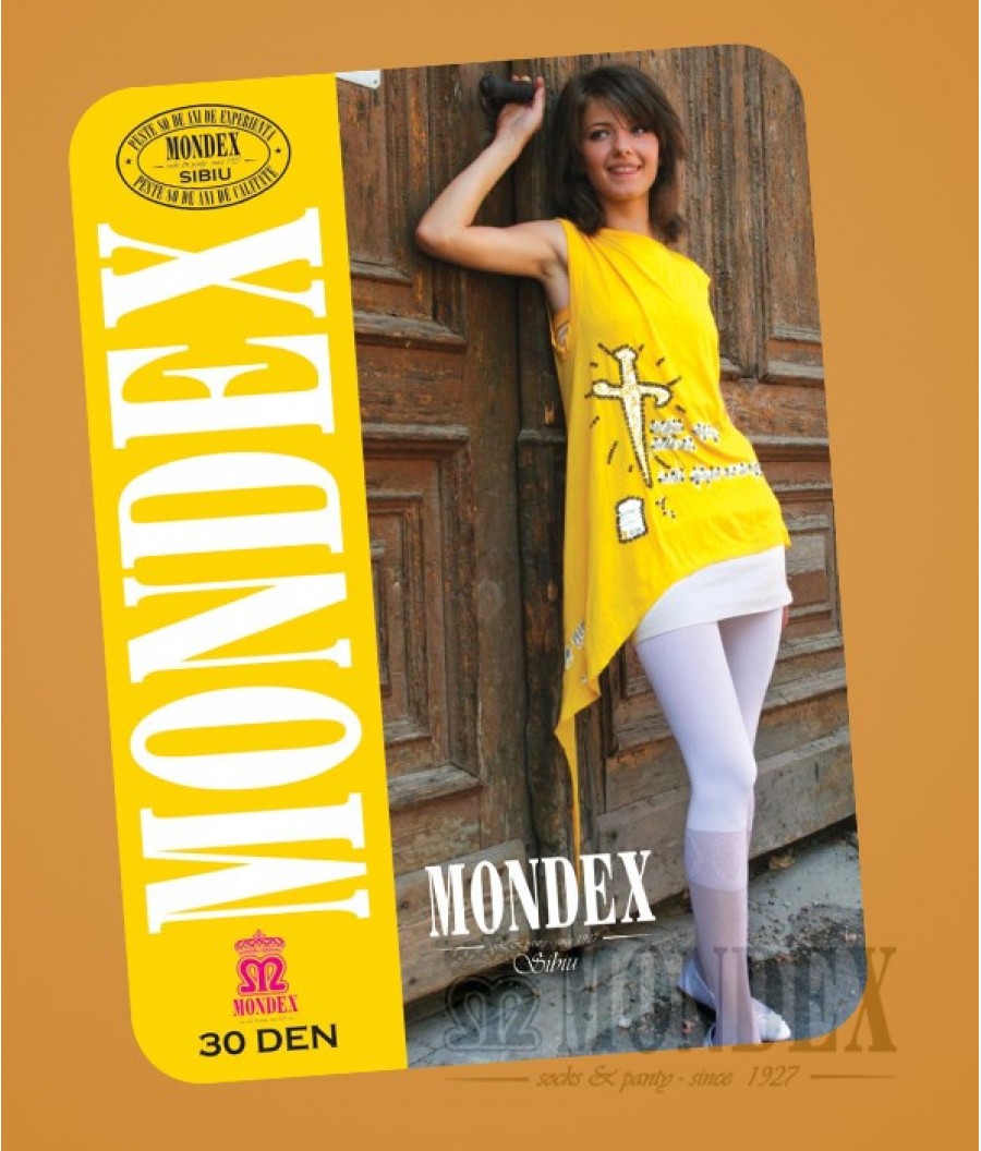 CIORAPI PANTALON ELASTICIZATI CU MODEL 30 DEN